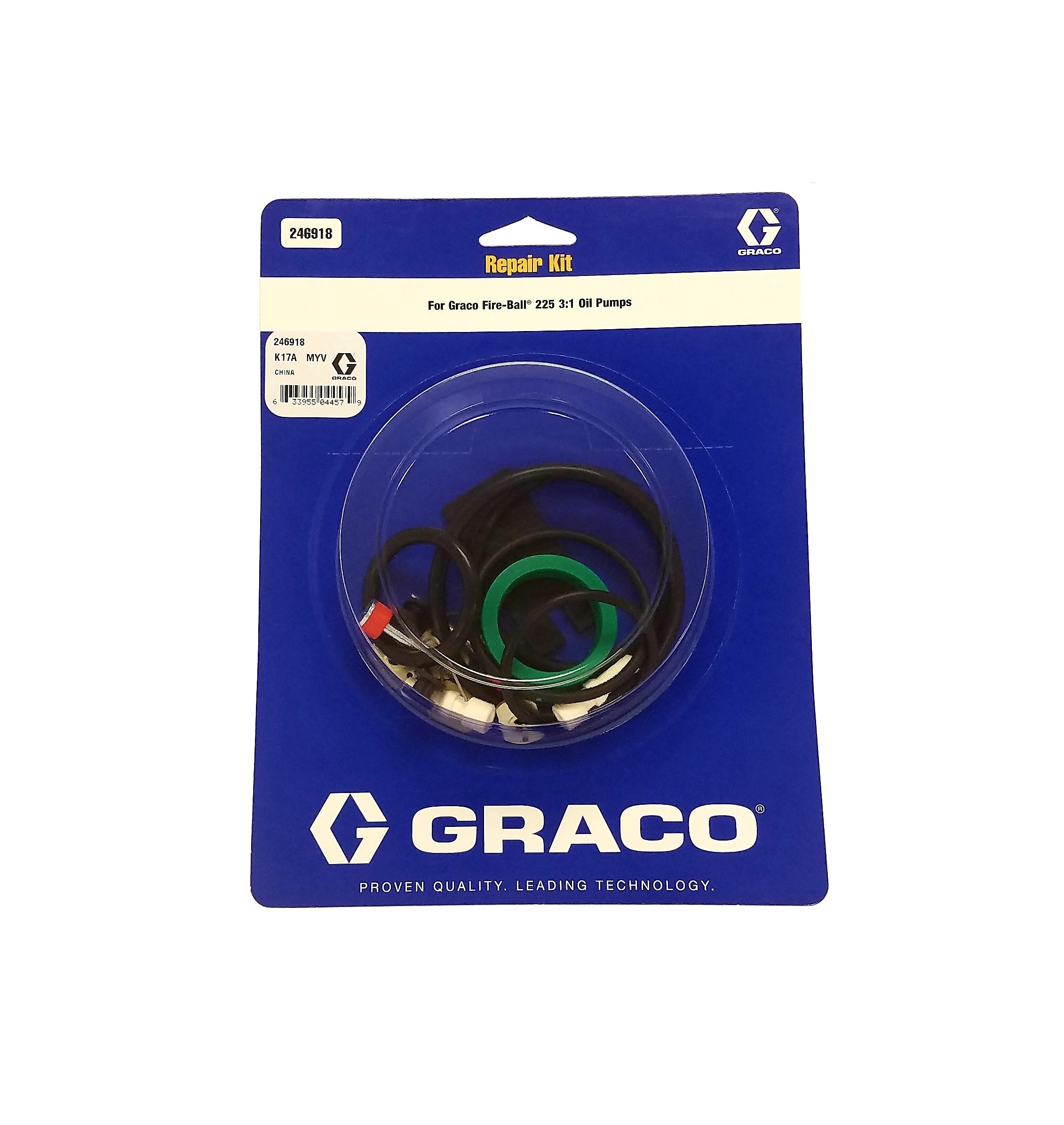 Graco 246918 Repair kit 3:1 Ratio Fire Ball 225 Oil Pumps – Illinois ...